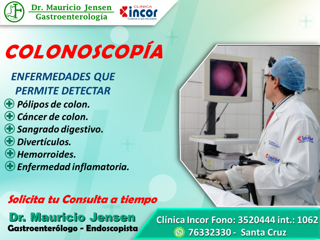 ¡COLONOSCOPÍA! ENFERMEDADES QUE PERMITE DETECTAR - Dr. Mauricio Jensen ...